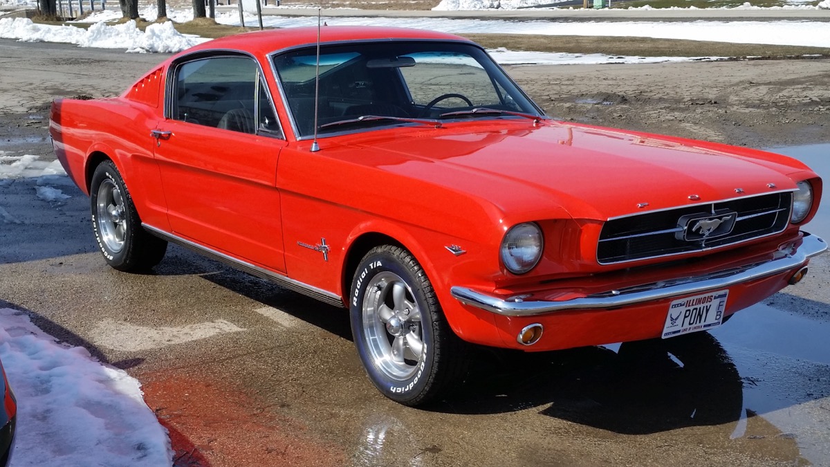 65 Red Mustang Fastback – Big 3 Performance